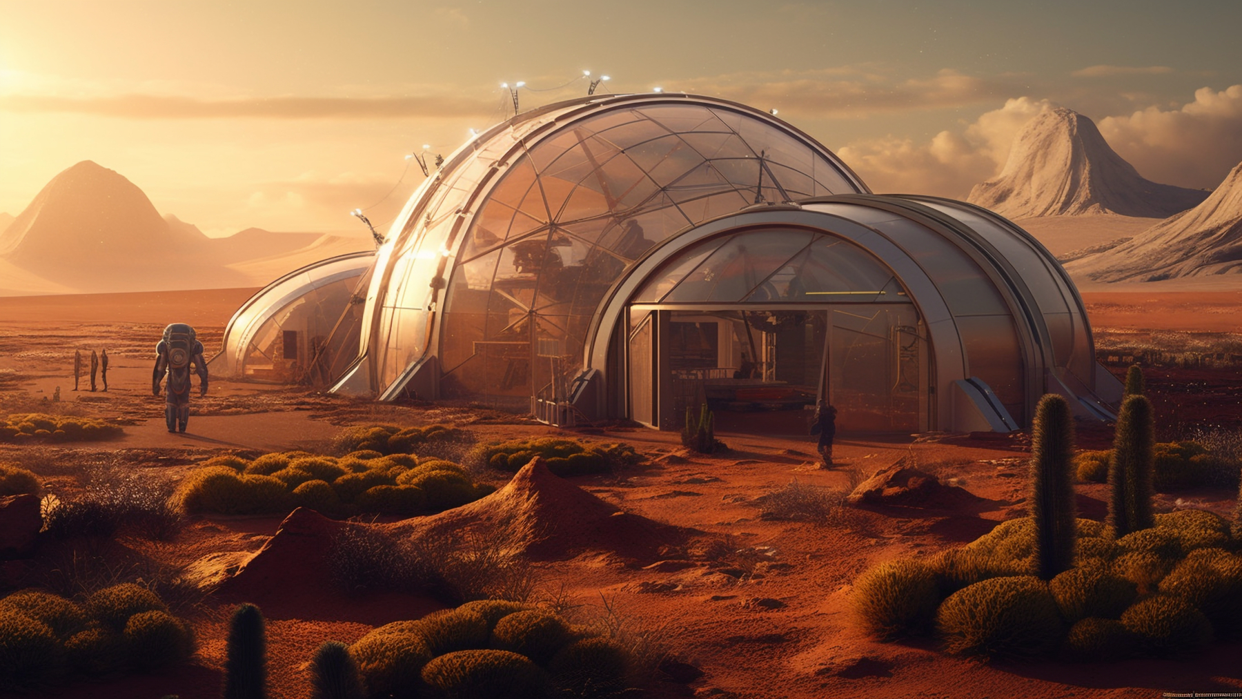 NASA erects the first house on Mars: It's made of ice, and it has an ...