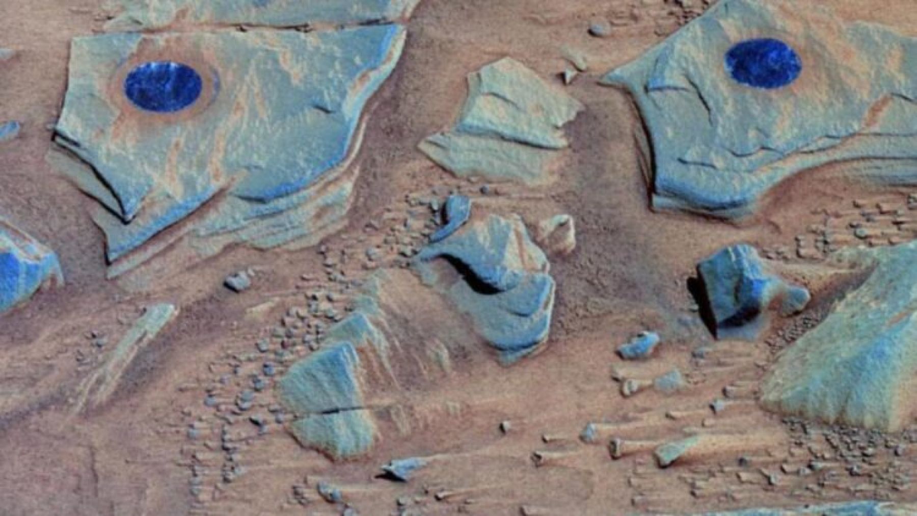 NASA finds something “blue and unexpected” on Mars: They have no idea ...